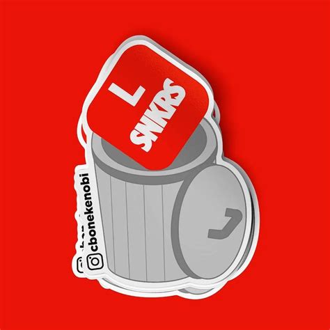 Trash App Stickers Etsy