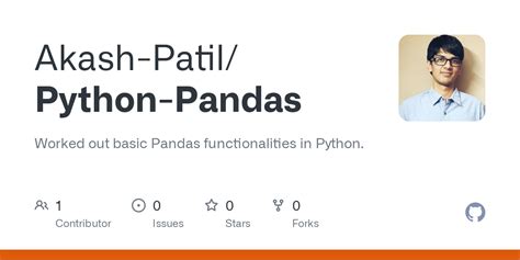 Github Akash Patilpython Pandas Worked Out Basic Pandas