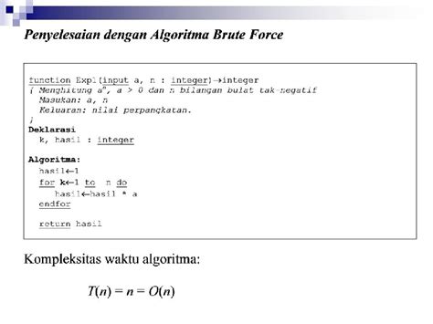 Algoritma Divide And Conquer Bagian 1 N Divide