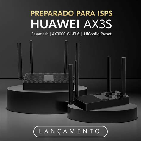 Roteador Huawei Easymesh Ax3000 Wi Fi 6 Plus Dual Band Ax3s 226509 Fujioka Distribuidor