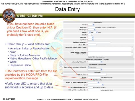 Ppt Pre Oconus Travel File Pro File Step By Step Instruction Powerpoint Presentation Id