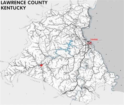 Lawrence County Map