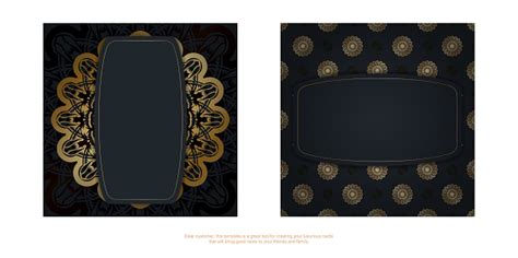타이포그래피를 위해 준비된 고급스러운 골드 장식이 있는 블랙 리플렛 0명에 대한 스톡 벡터 아트 및 기타 이미지 0명 골동품 기하 도형 Istock