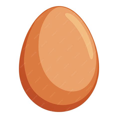 An Egg In Cartoon Style On A Isolated White Background 5 Premium Ai
