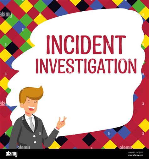 Writing Displaying Text Incident Investigation Internet Concept Responsible For The Integrity