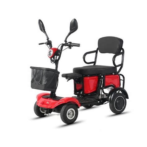 나드리전동차 노인전동차 노인 스쿠터를위한 전자 브레이크를 픽업하기 위해 노인을위한 배터리 카 을 지원하는 장애인을위한 소형 전기 사륜 차량 티몬