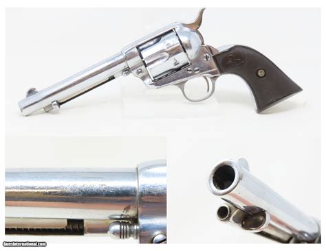C1900 Mfr Colt Single Action Army Peacemaker 45 Candr Revolver Saa 1st