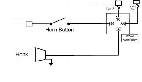 Exploring The Bosch Relay Diagram For Horn Control