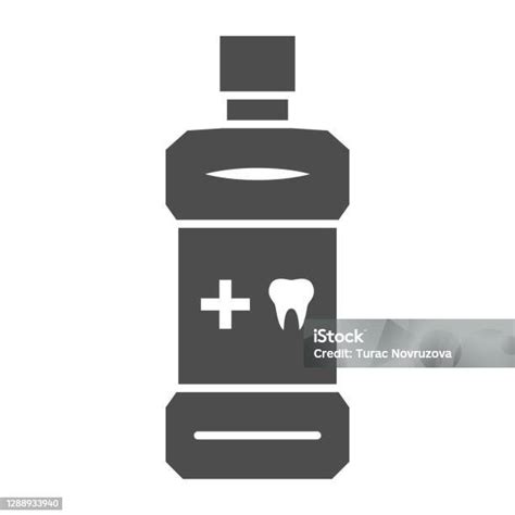 구강 세척 솔리드 아이콘 국제 치과 의사의 날 개념 흰색 배경에 구강 항균 액체 기호 글리프 스타일의 치과 치료 아이콘 구강