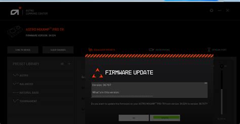 Unable To Update Astro A40s From Firmware 34324 To 36797 Rastrogaming