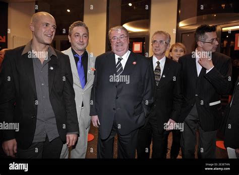 Daniel Vaillant Attends The Re Opening Of Famous Concert Hall Les Trois Baudets In Paris