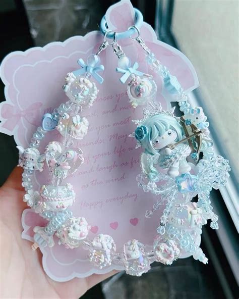 Cute Girl Handmade Keychain Clouddiy