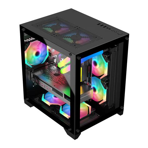 Custom Mini Matx Itx Tower Table Case De Pc Rgb Gaming Pc Case Computer Case Gamer Cabinet Casin