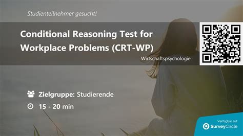 Conditional Reasoning Test Crt Rsurveycirclede