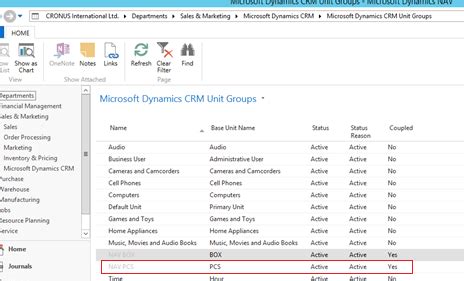 Couple Dynamics NAV Currency With Dynamics CRM Transaction Currency