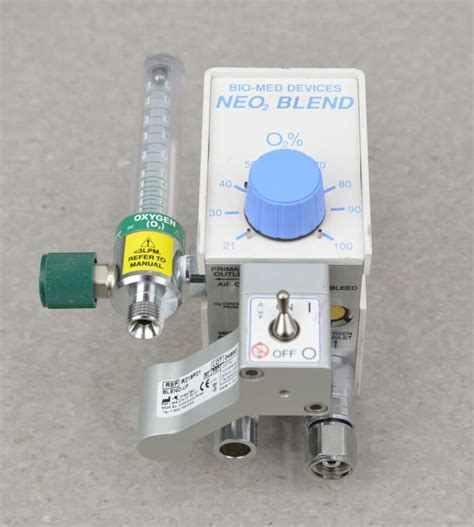 Used Biomed Bio Med Devices 2003ff Neo2 Oxygen Blender Meter 171457 Blender Meter For Sale