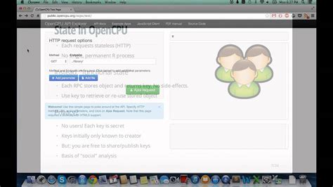 OpenCPU Presentation At UseR YouTube