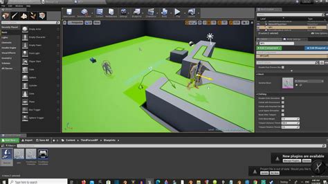 Unreal Engine 4 Tutorial Navlinkproxy To Jump Between Navmesh Gaps