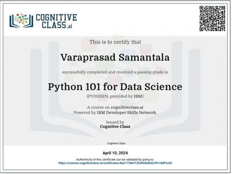 varaprasad samantala on linkedin python datascience ibm edx