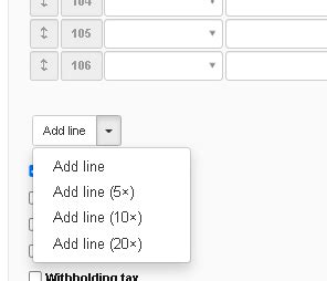 Adding More Options To Add Lines Manager Forum