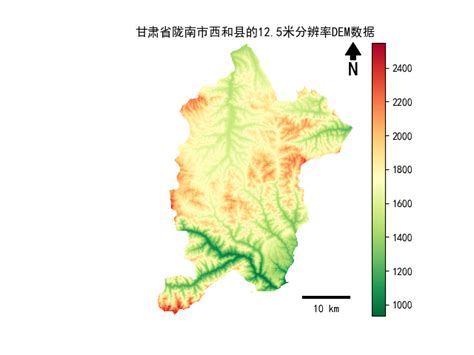 甘肃省陇南市西和县的alos卫星12 5mdem数据 探险家的数据窝