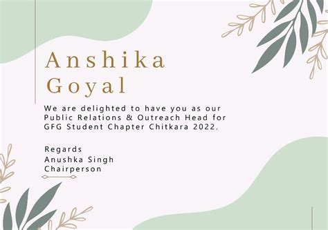 Anshika Goyal On Linkedin Geeksforgeeks Opportunity Publicrelations Grateful