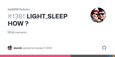 light sleep how · issue 1381 · esp8266 arduino · github