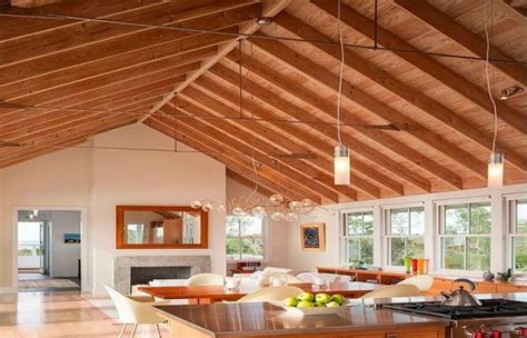 Interiores Tipos De Techos De Madera Idea Sala De Estar