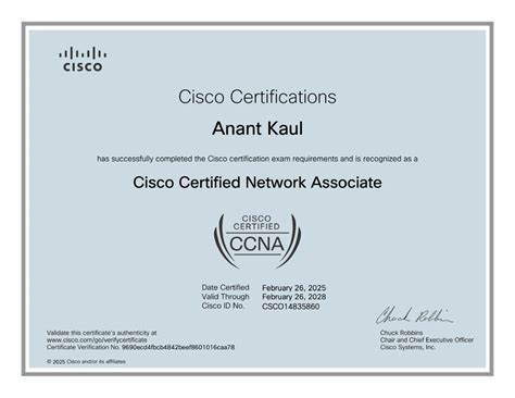 Ccna Ciscocertified Networking Networksecurity Cybersecurity… Anant Kaul 10 Comments