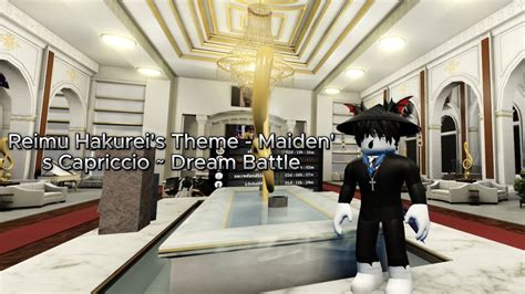 Roblox Piano Reimu Hakureis Theme Maidens Capriccio ~ Dream Battle