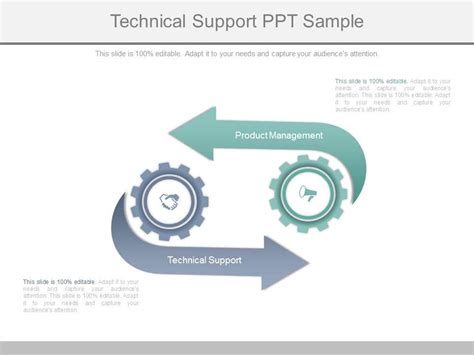 Technical Support Ppt Sample PowerPoint Shapes PowerPoint Slide Deck Template Presentation