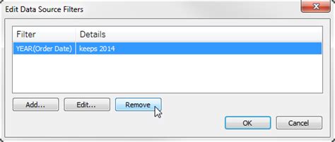 Filter Data From Your Data Source Tableau