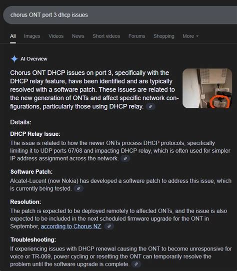 Issues Using 3rd Port On Ont