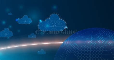 multiple cloud symbol vector illustration 2d cloud 3d cloud multi