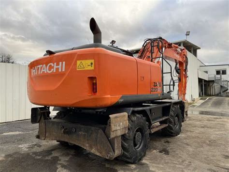 Pelle Sur Pneus Hitachi Zx220w 5b Doccasion Pelles Sur Pneus D