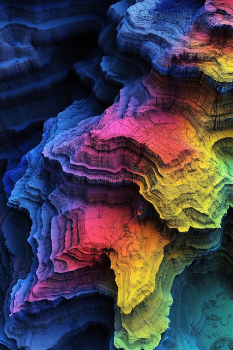4d Lidar Gis Aerial Map Model Showcasing Elevation And Topography With