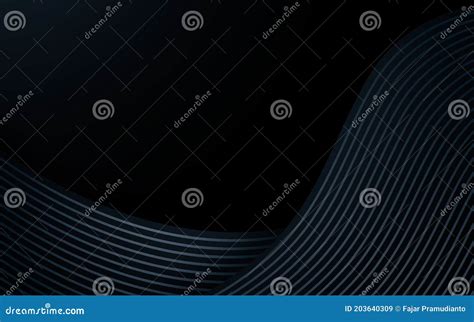 Dark Abstract Background With Black Overlap Layers Texture Layer Element Decoration Stock