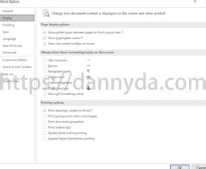 How To Remove Delete Disable Paragraph Symbol Mark Pilcrow From Microsoft Word Outlook
