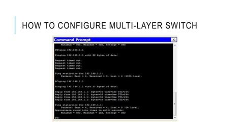 Cisco Ccna How To Configure Multi Layer Switch Ppt