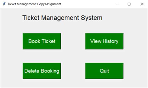 Ticket Booking And Management In Python Copyassignment