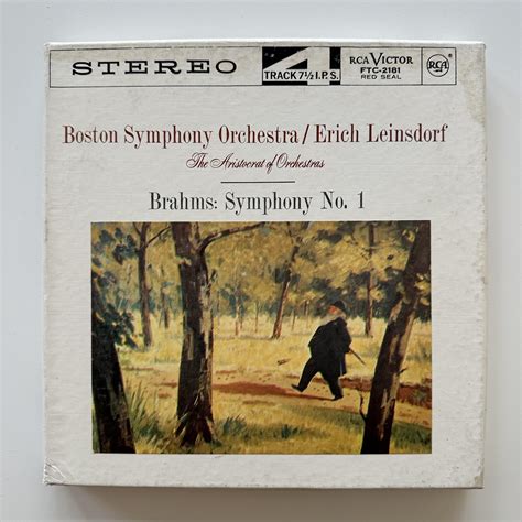 Tape Brahms Erich Leinsdorf Conducting The Boston Symphony Orchestra