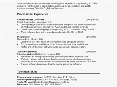 Pl Sql Fresher Resume Format Sql Fresher Resume Sample Resume Sample