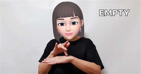 How To Say Empty And Full In American Sign Language Asl Sign