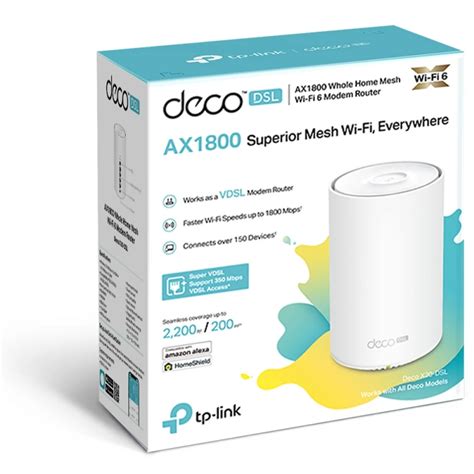 Tp Link Deco X Dsl Ax Vdsl Whole Home Mesh Wifi Gateway Iponcomp Com