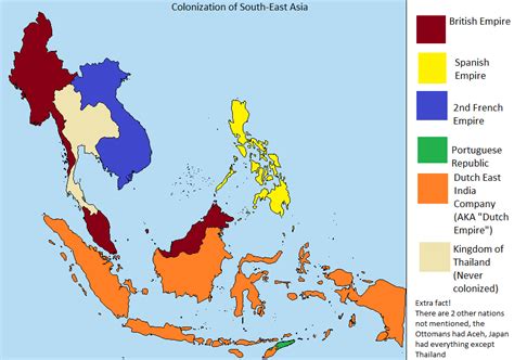 European Colonialism In Asia European Colonization Of Southeast Asia
