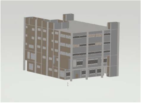 B The Architecture Of The 3d Model In Autodesk Filmbox Fbx File