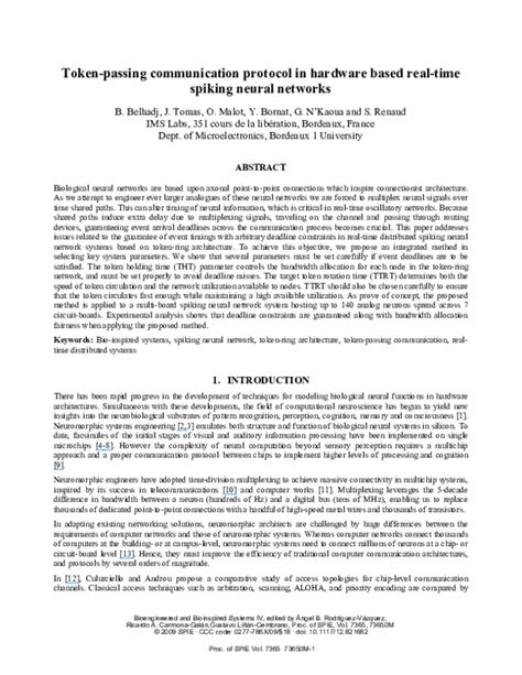 pdf token passing communication protocol in hardware based real time