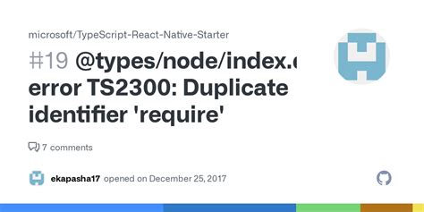 Types Node Index D Ts Error TS Duplicate Identifier Require Issue