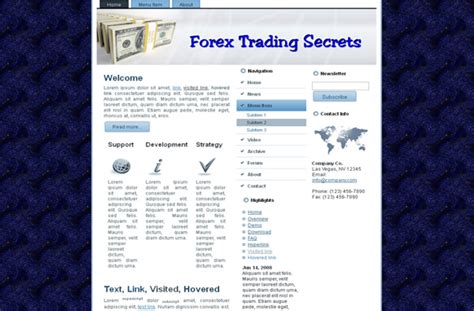 Forex Trading Html Template Edition 1 Plr Database