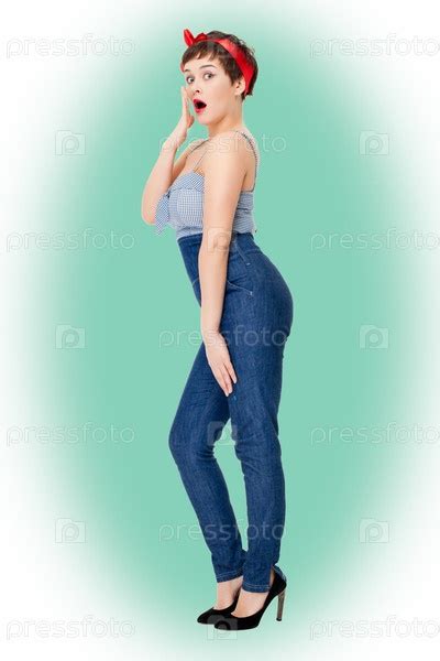 Фотография на тему Женщина в стиле пин ап PressFoto